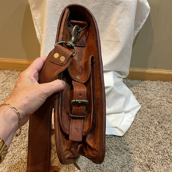 cuero | Other | Vintage Cuero Laptop Briefcase Fullgrain Leather ...